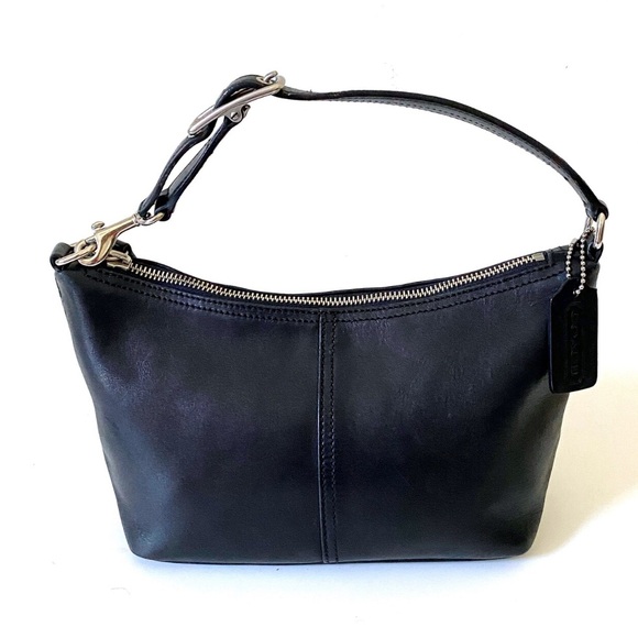 Coach | Bags | Coach Legacy Vintage Black Leather Demi Shoulder Bag ...